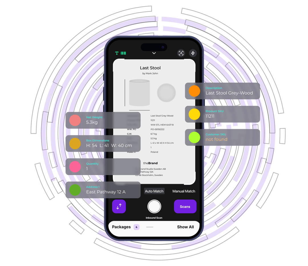 Scanning & receiving software for logistics - PackageX