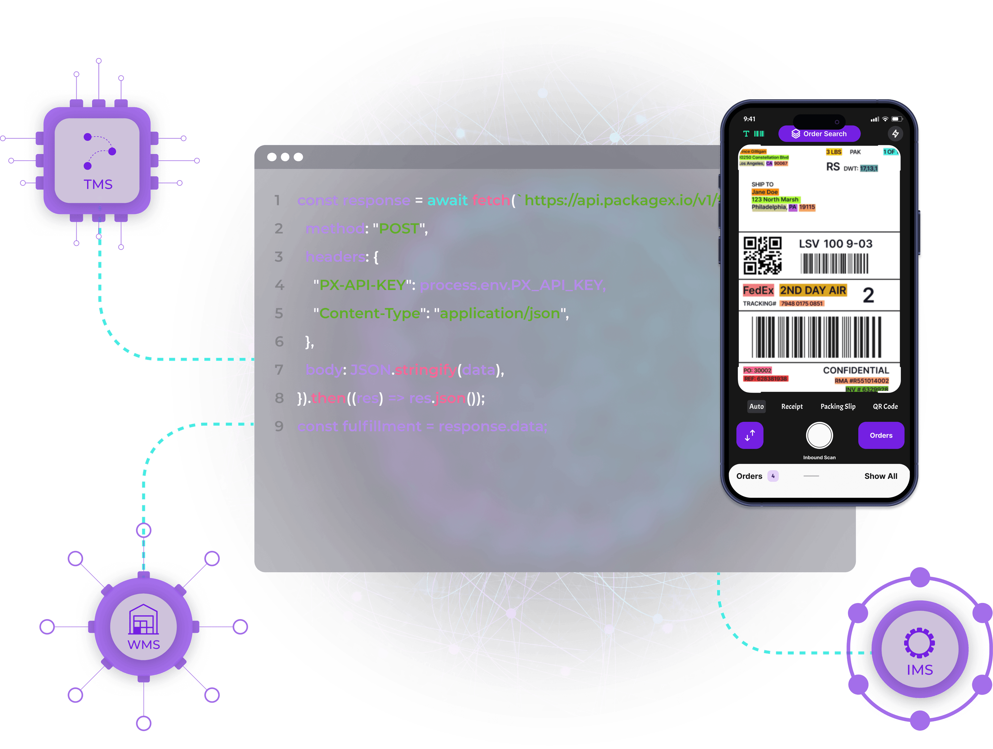 Scanning & receiving software for logistics - PackageX