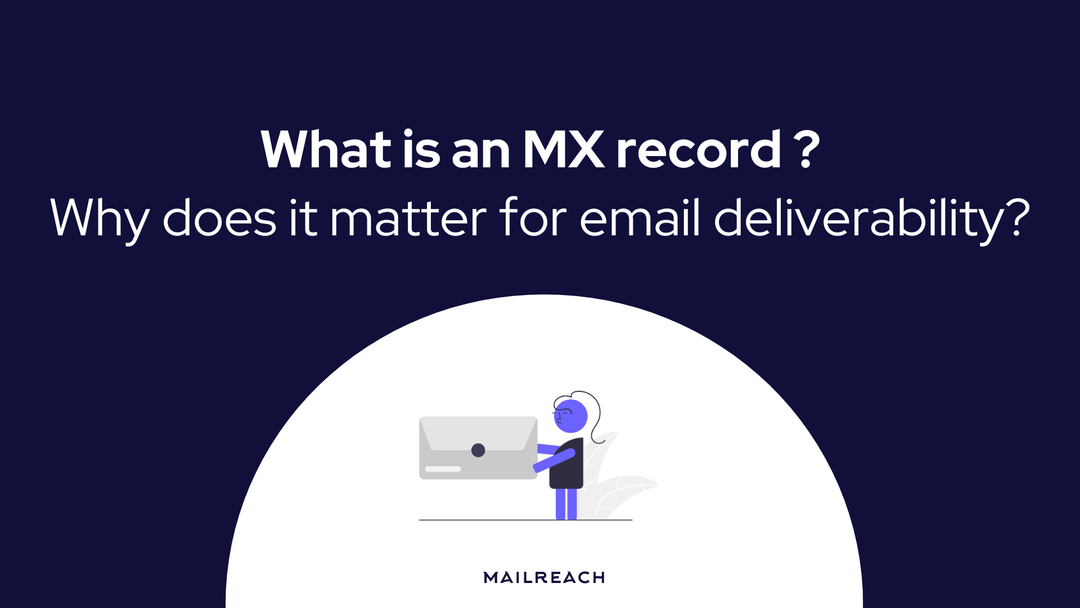 What is an MX record and why does it matter for email deliverability?
