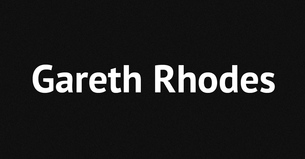 Gareth Rhodes