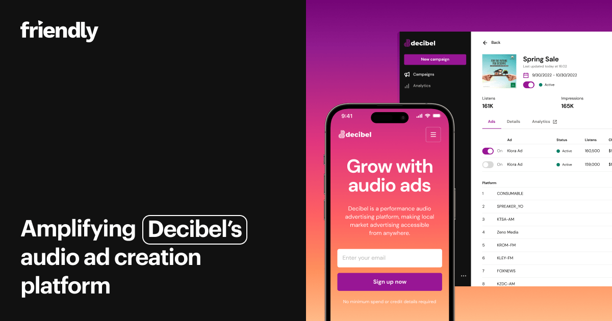 Decibel – Friendly Studio