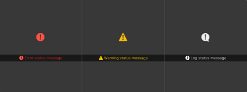 Errors and Messaging