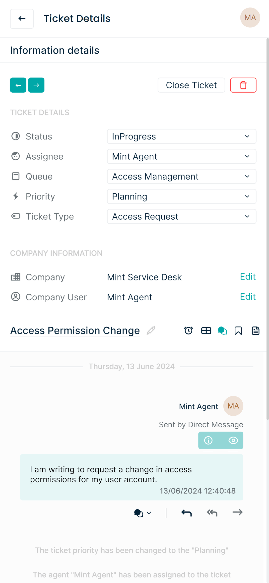 Mint Service Desk: IT Service Desk Software, ITSM Ticketing ...