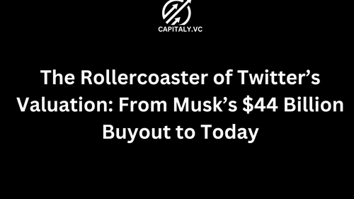 The Rollercoaster of Twitter’s Valuation: From Musk’s $44 Billion ...