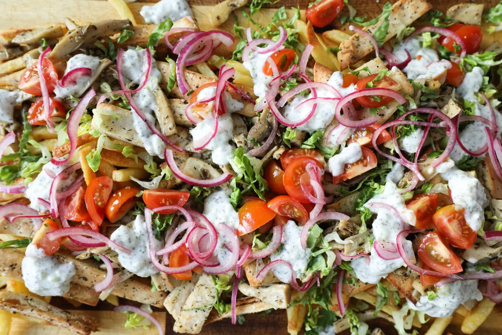 Gyros Loaded Fries | BOSH!