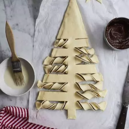 Homemade Nutella Christmas Tree | BOSH!