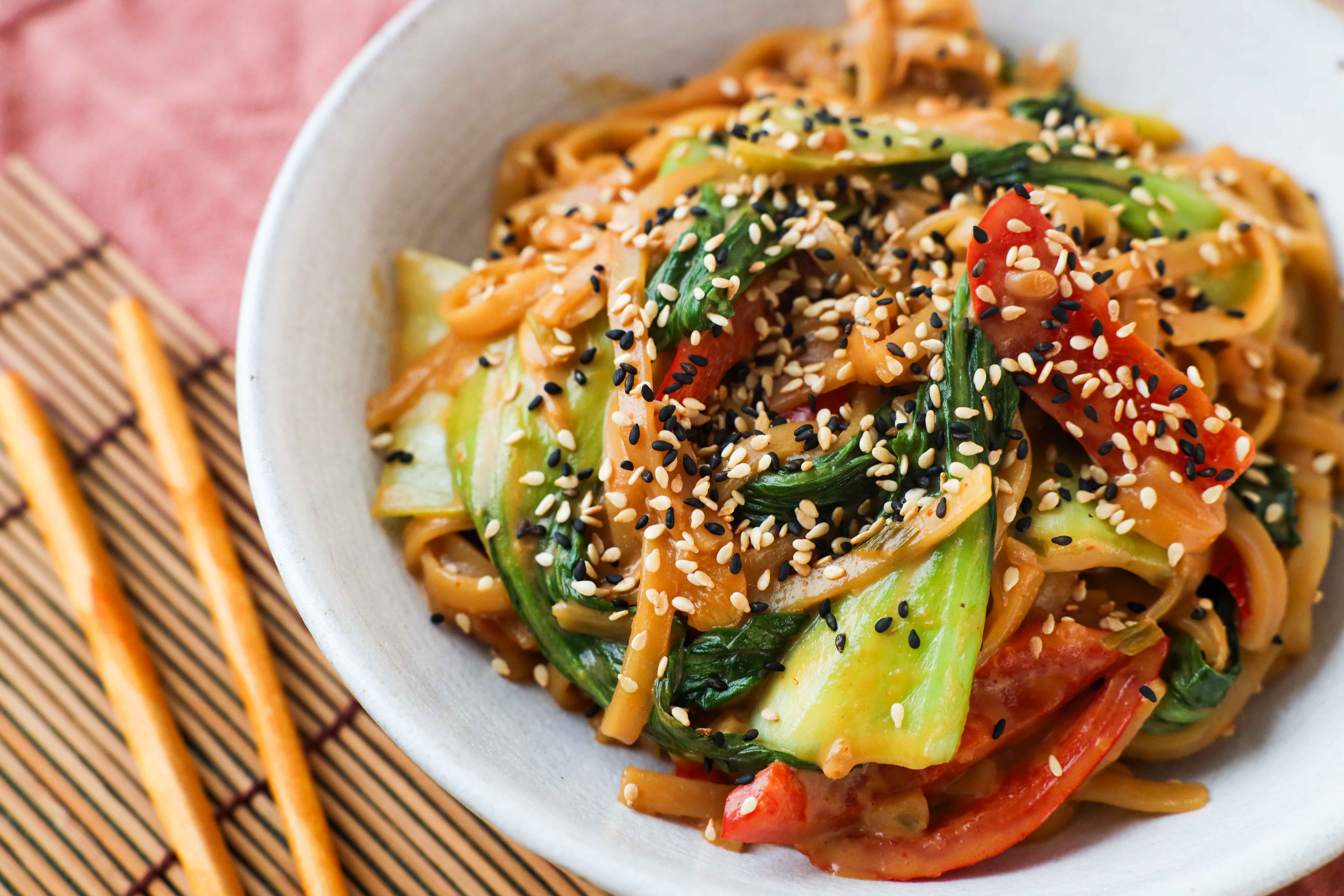 Peanuty Coconut Noodles | BOSH!