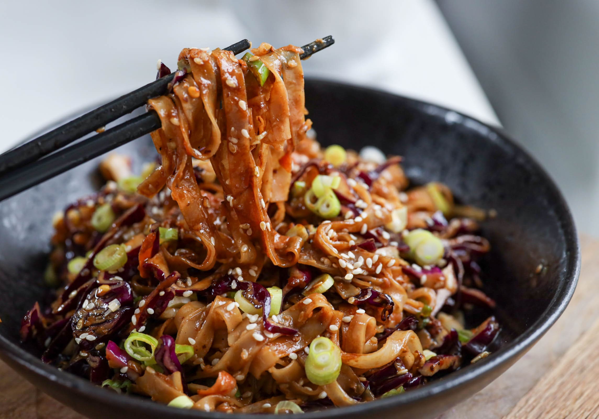 Sizzling Sichuan Miso Noodles | BOSH!