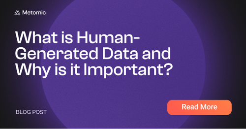 What is Human-Generated Data and Why is it Important? | Metomic
