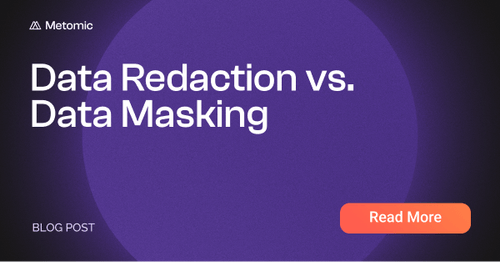 Data Redaction vs. Data Masking | Metomic