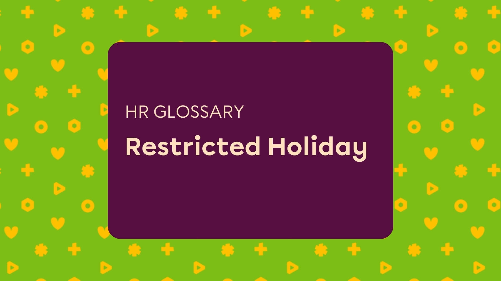 Understanding Restricted Holidays for Employees