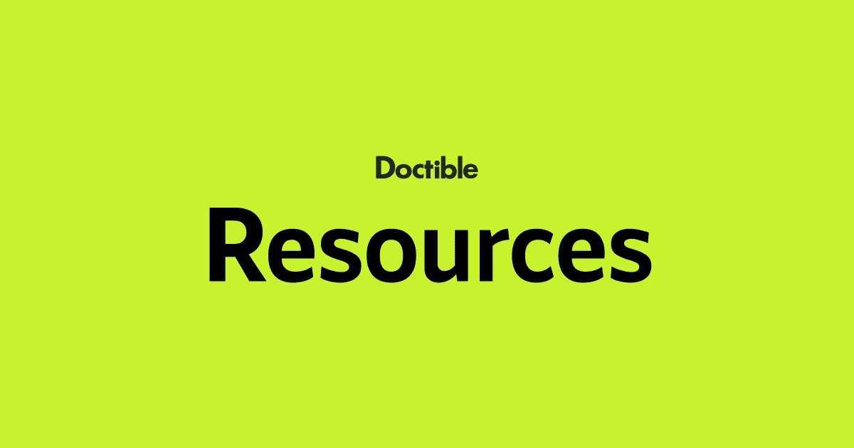 Blogs, Guides, & Case Studies | Resources from Doctible