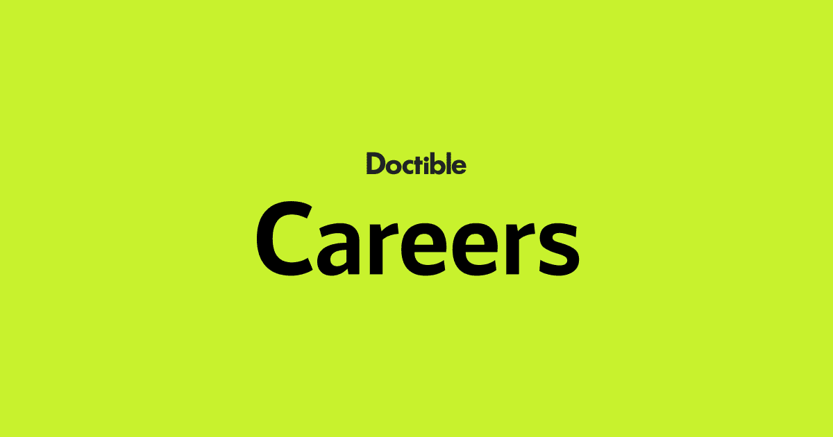 Careers with Doctible | Voted a Top Workplace