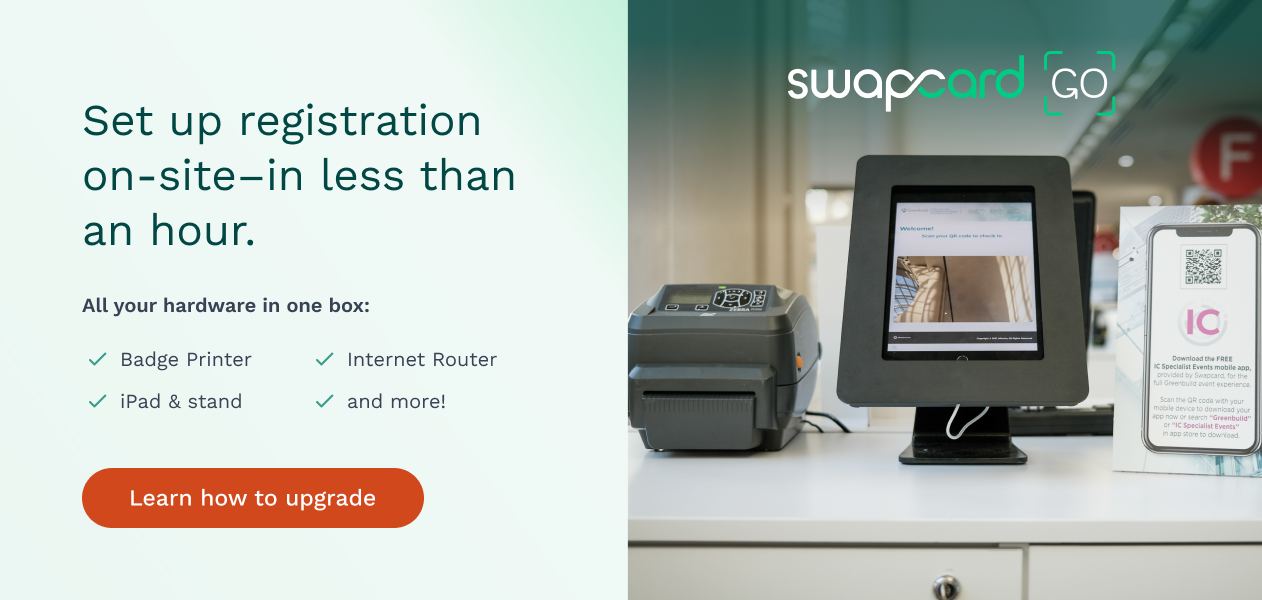 Swapcard Go | Event in a Box for Seamless Registrations
