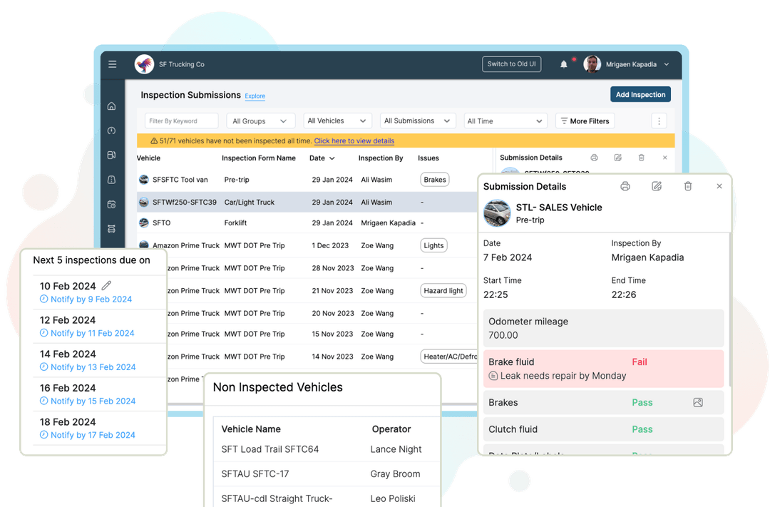 Simply Fleet’s Digital Vehicle Inspection Software
