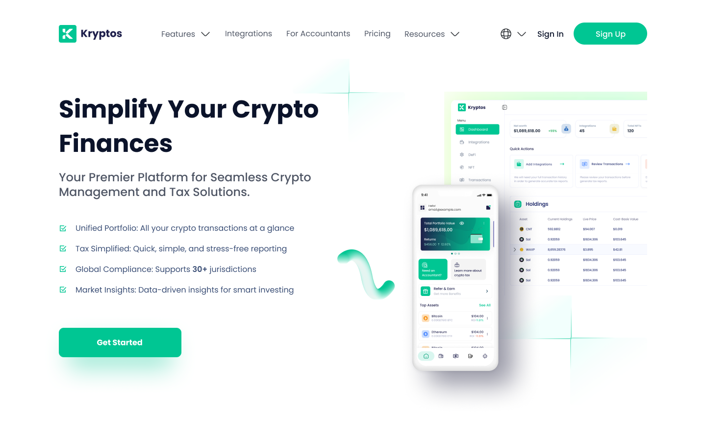 Kryptos Pricing - Choose Your Ideal Crypto Tax Plan
