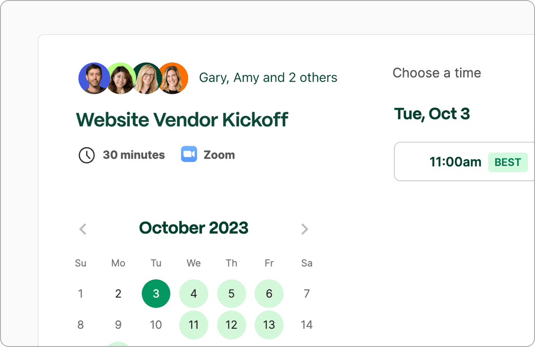 The Best Availability Calendars for Optimizing Schedules | Clockwise
