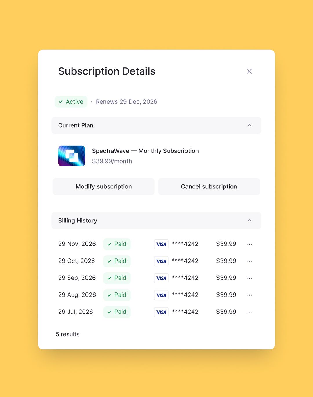 Subscriptions • Lemon Squeezy