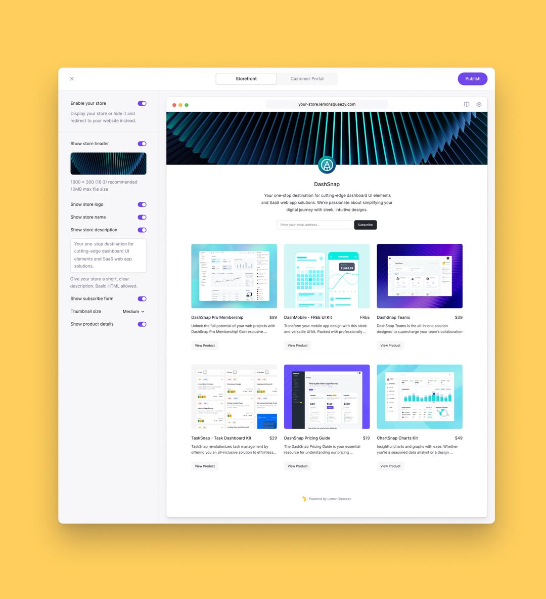 Checkout Overlays • Lemon Squeezy