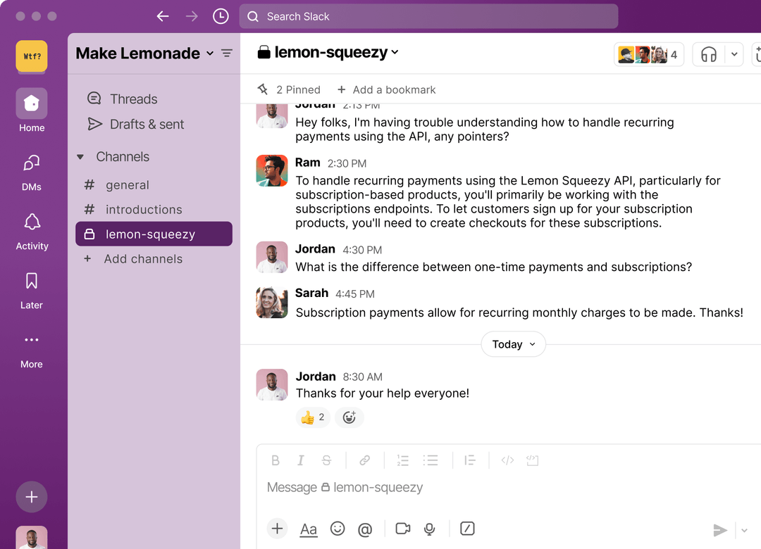 Help Center • Lemon Squeezy