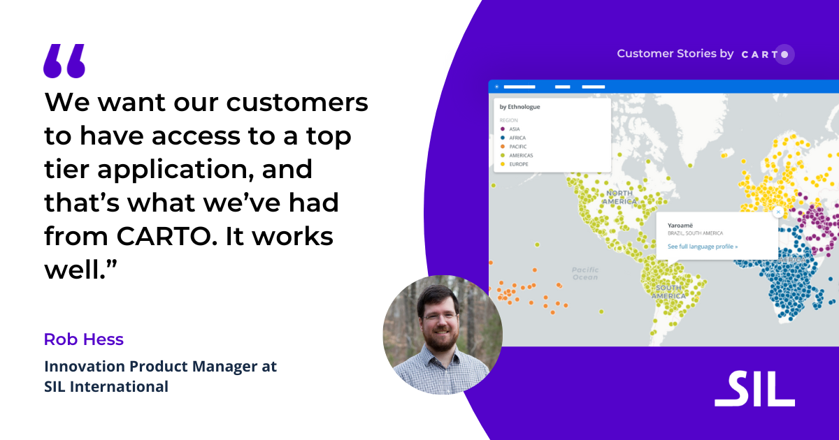 SIL International: Visualizing Linguistic Big Data | CARTO