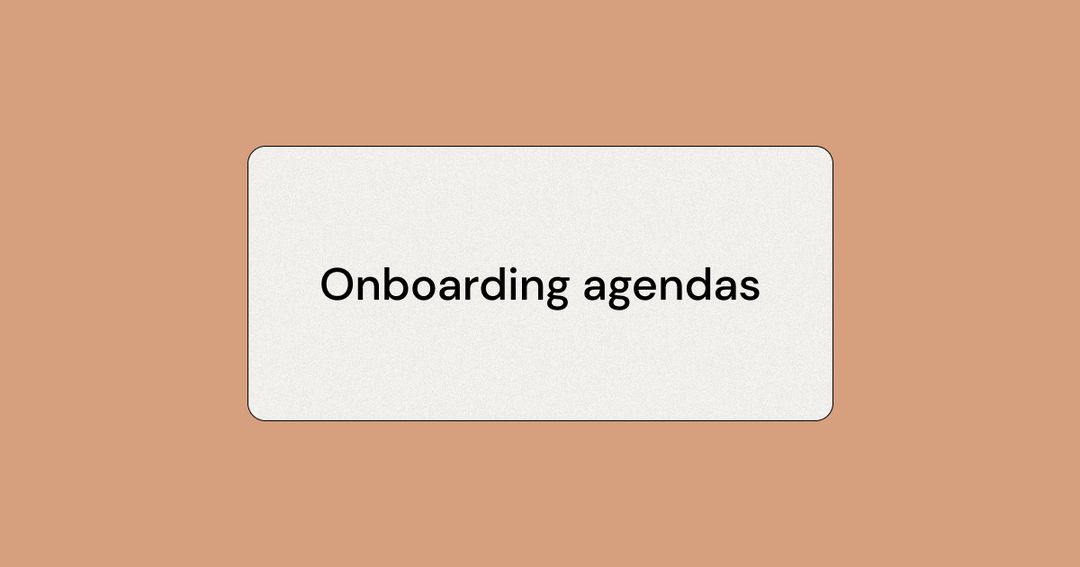 Use This Example Agenda For Your Next New Hire's First Week