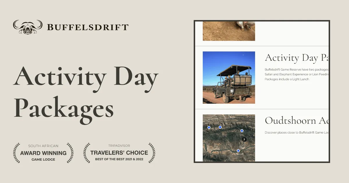 Activity Day Packages