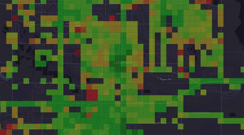 Speed Test Map | Crowdsourced Cellular Coverage Data