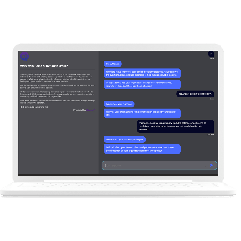 Conversational Surveys & Qualitative Research at Scale | Reveal AI