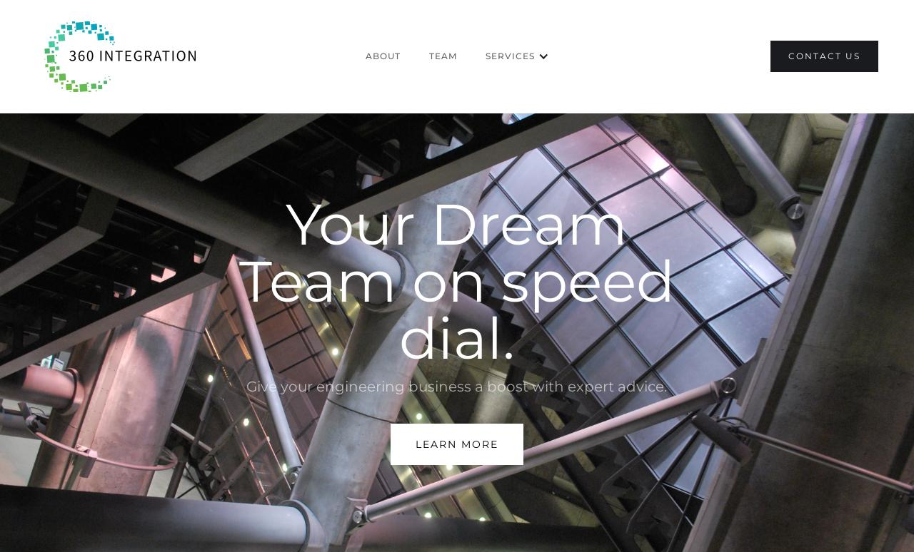 360 Integration - Your Dream Team on speed dial