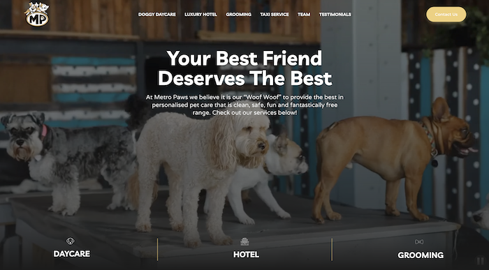 Metro Paws | Dog Hotel | Pet Stay