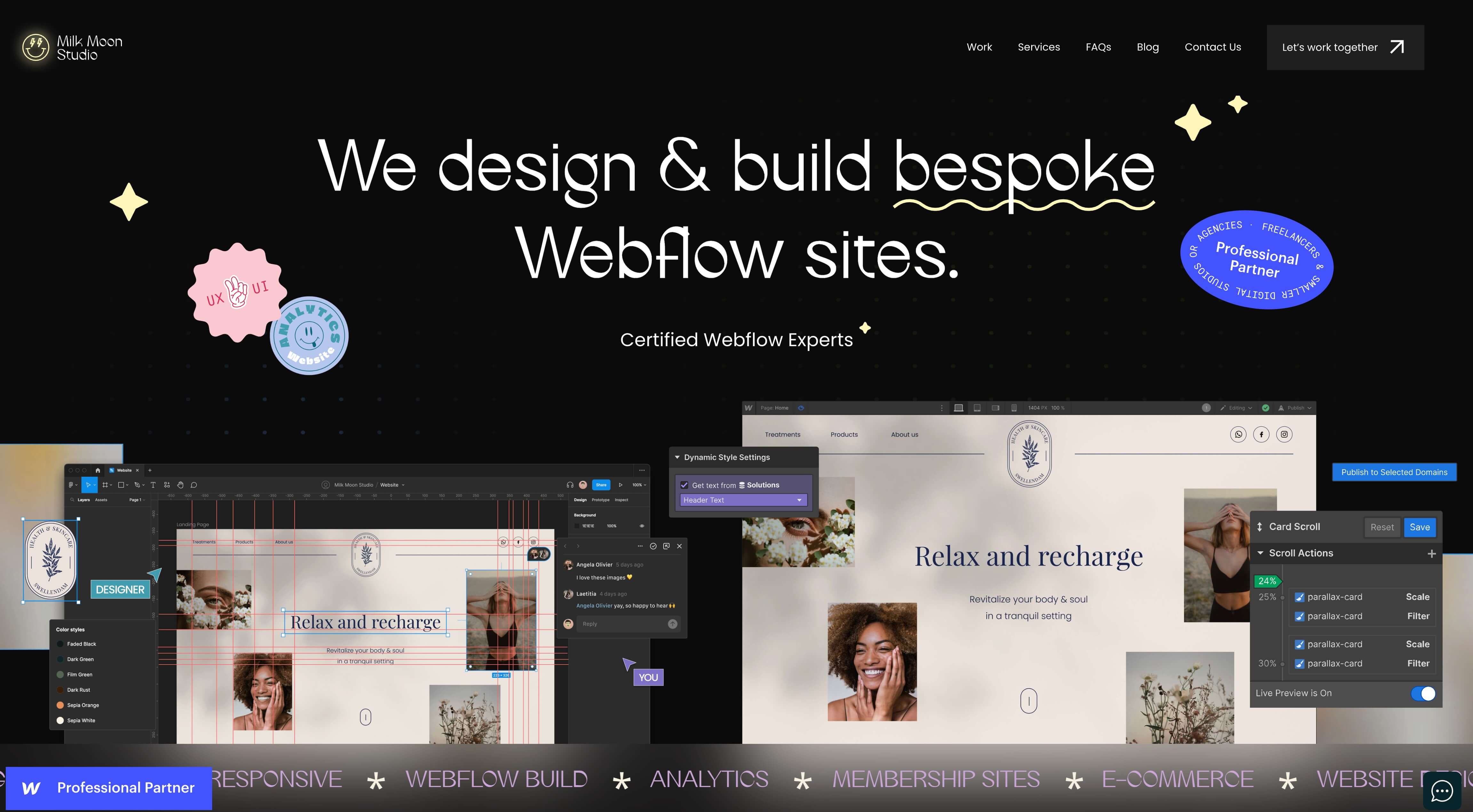 Milk Moon Studio - Webflow Premium Partner