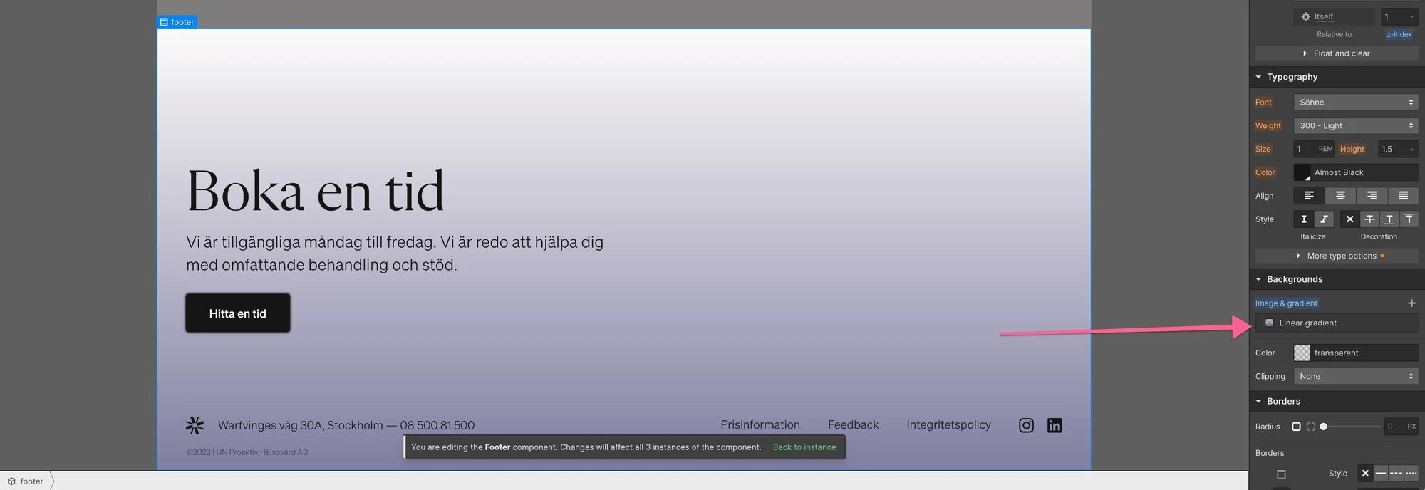 Creating CMS-Powered Background Gradients in Webflow