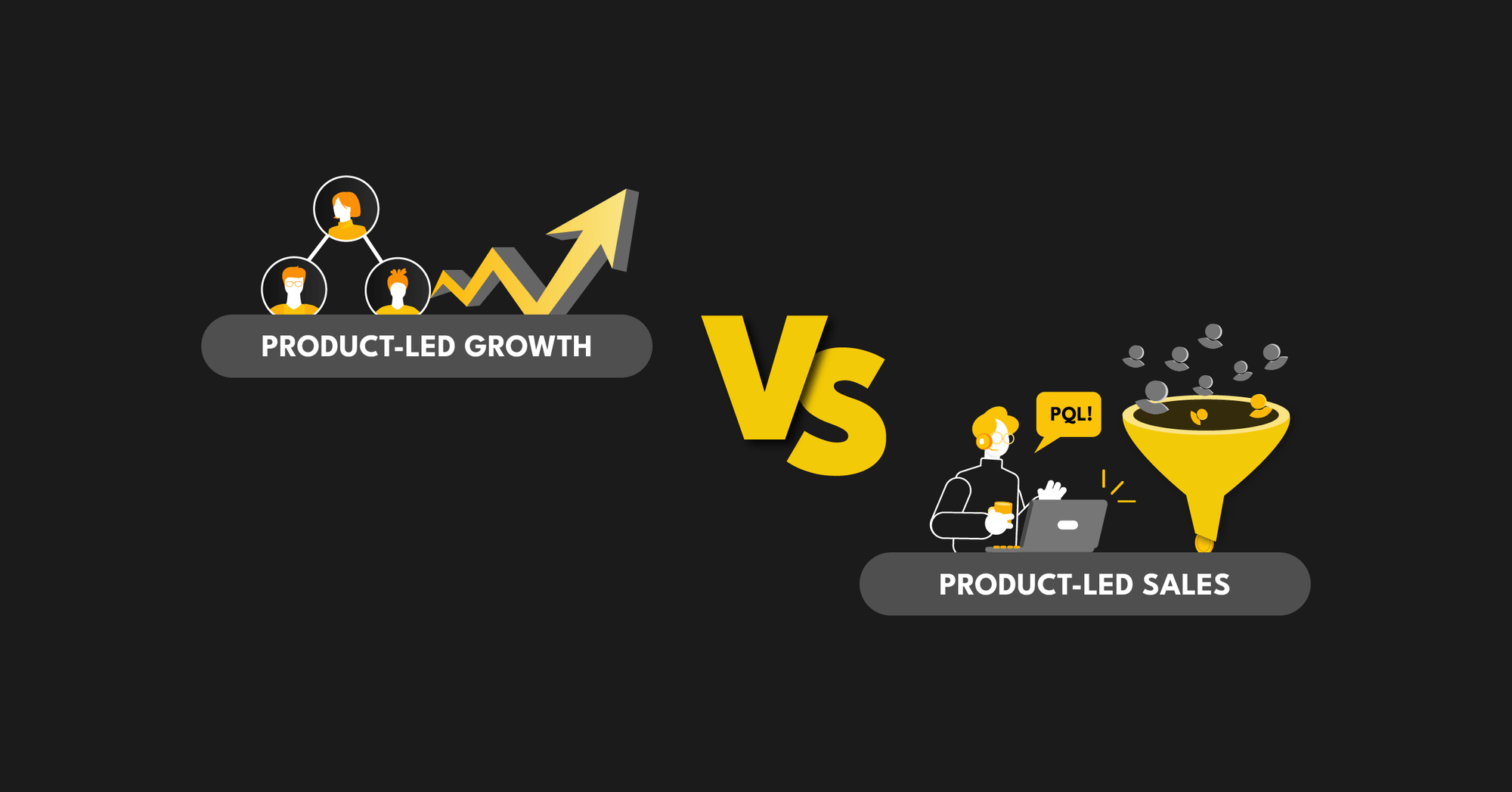 Product-led growth vs. sales-led growth: Key differences explained | ProductLed