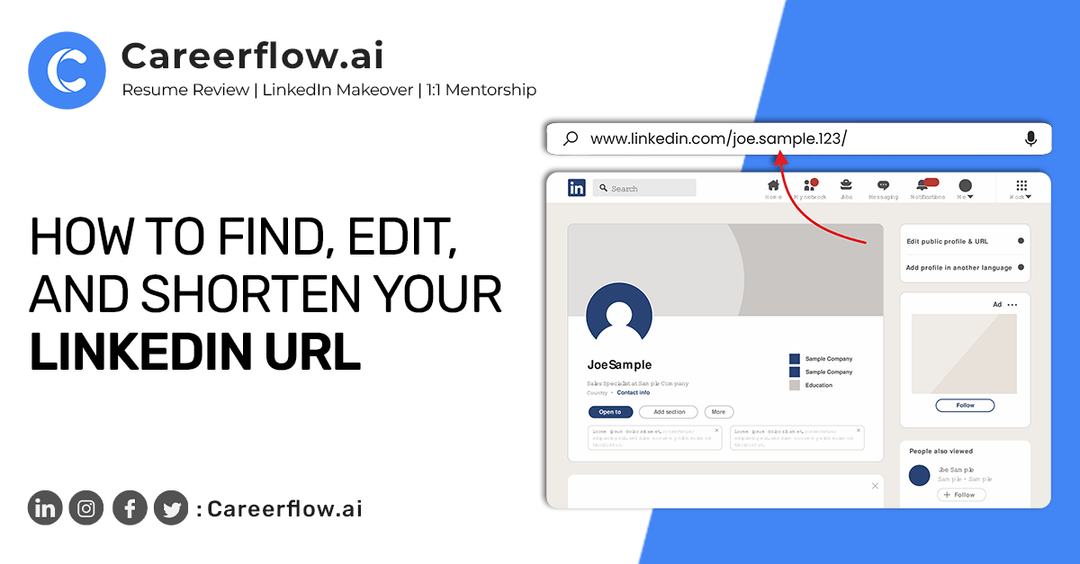 How To Edit Your LinkedIn URL | Careerflow