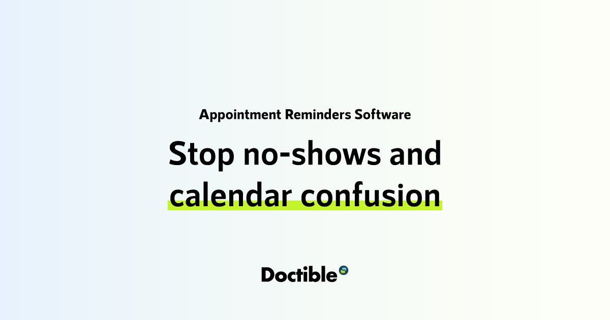 Appointment Reminder Software with Text Confirmations