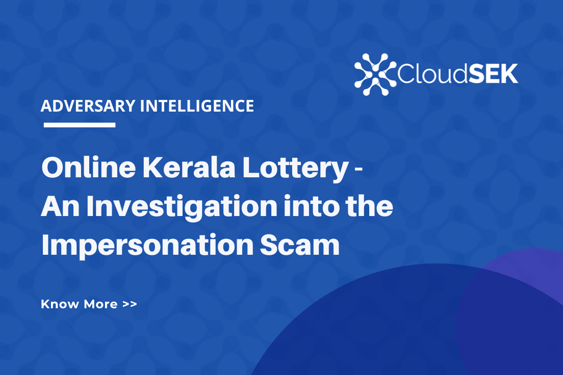 Online Kerala Lottery - An Investigation into the Impersonation Scam | Threat Intelligence ...