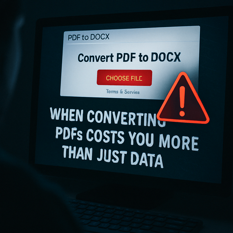 Byte Bandits: How Fake PDF Converters Are Stealing More Than Just Your ...