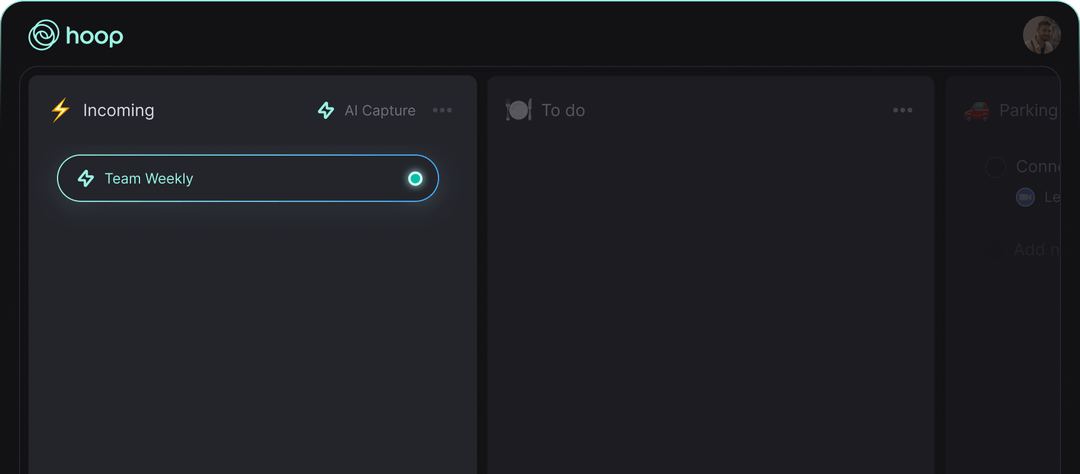 Hoop - AI Task Management For Busy Professionals