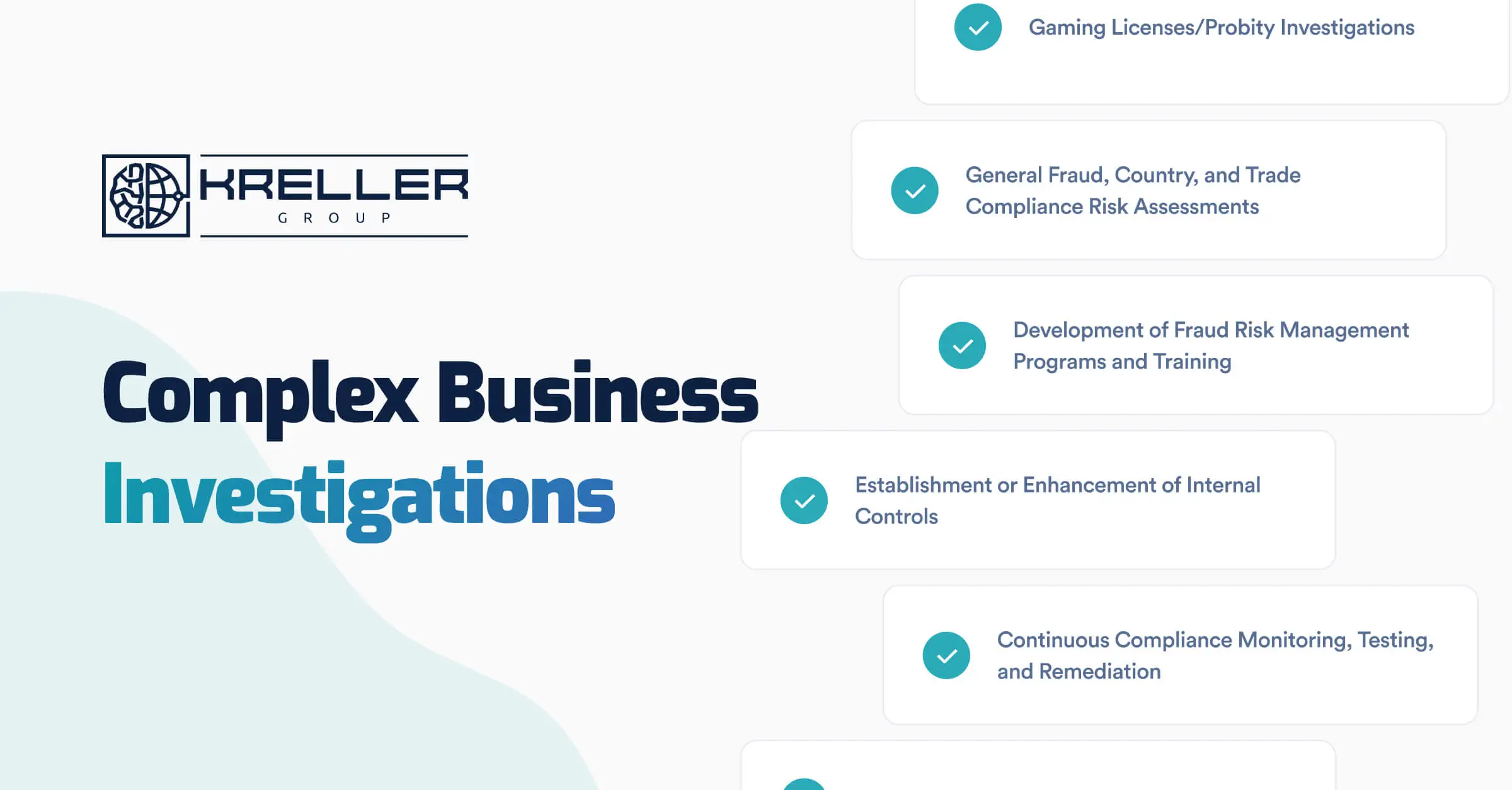 Complex Corporate Investigations