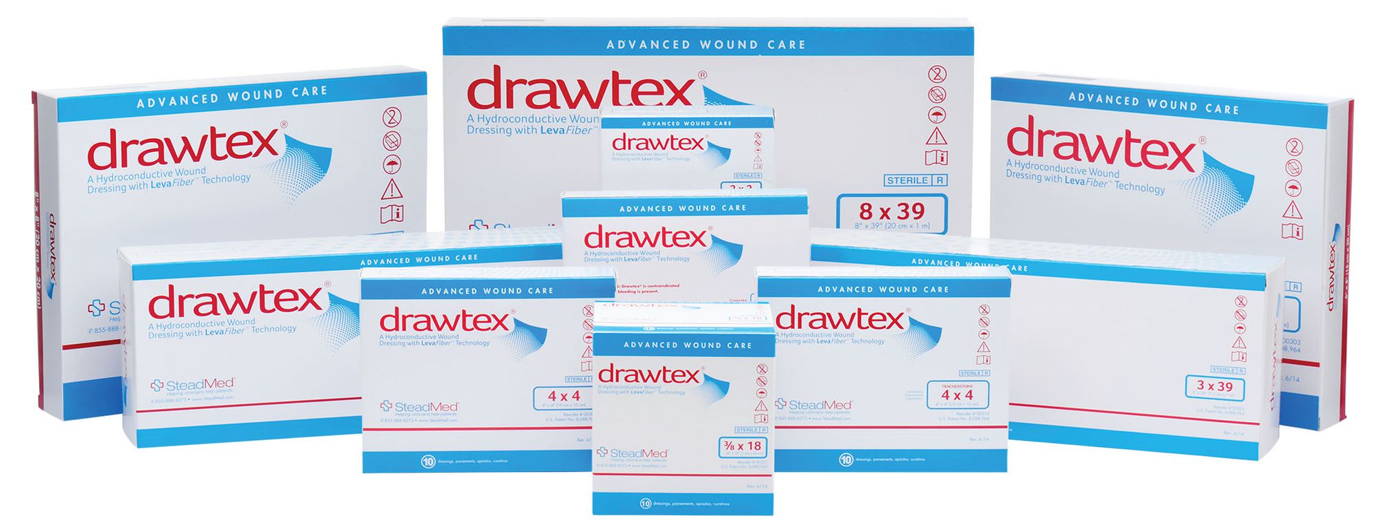 Drawtex - Hydroconductive Wound Dressing with LevaFiber Technology