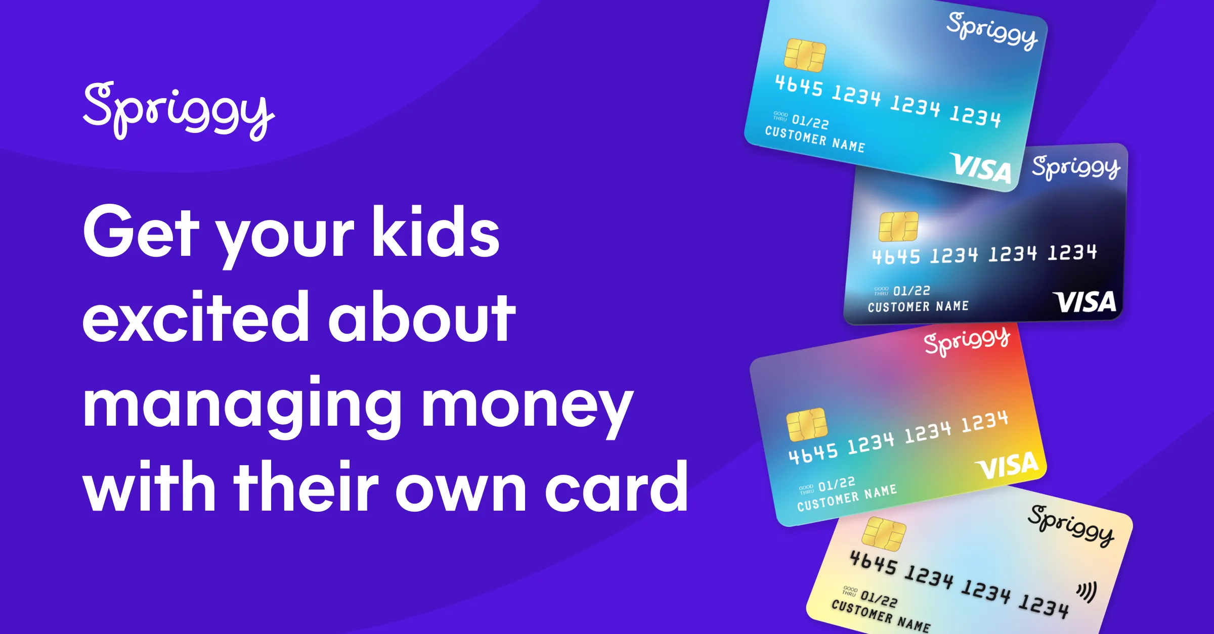 Spriggy Prepaid Visa Cards | 30+ Designs To Choose From