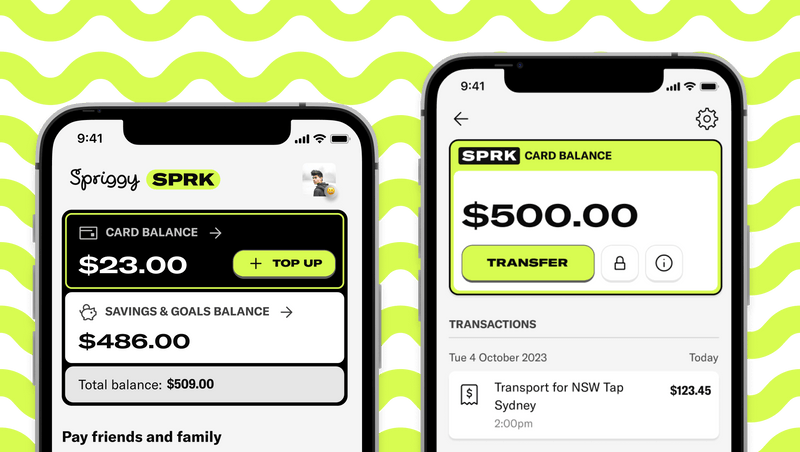 Spriggy: SPRK Mode - the app and prepaid Visa card for teens