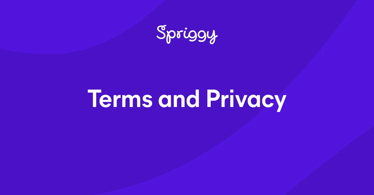 Terms and Privacy