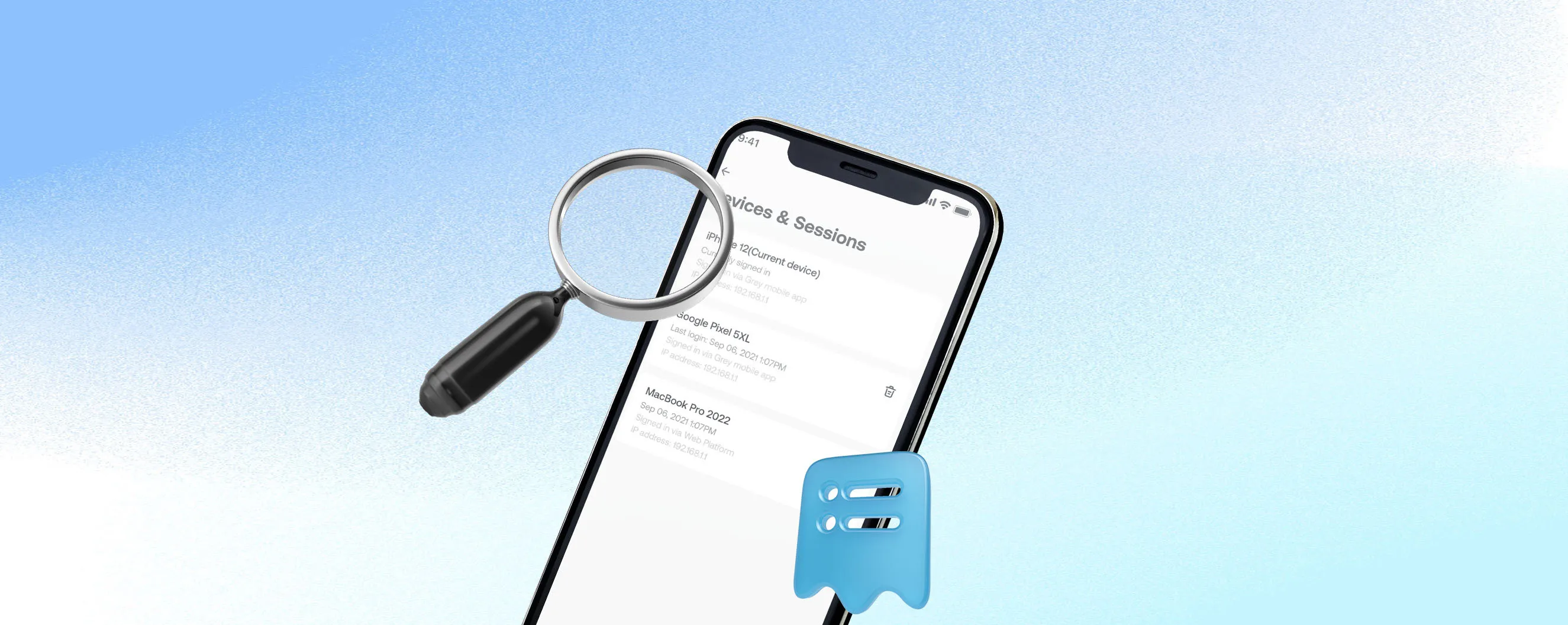 Here's how to track devices and sessions on your Grey account