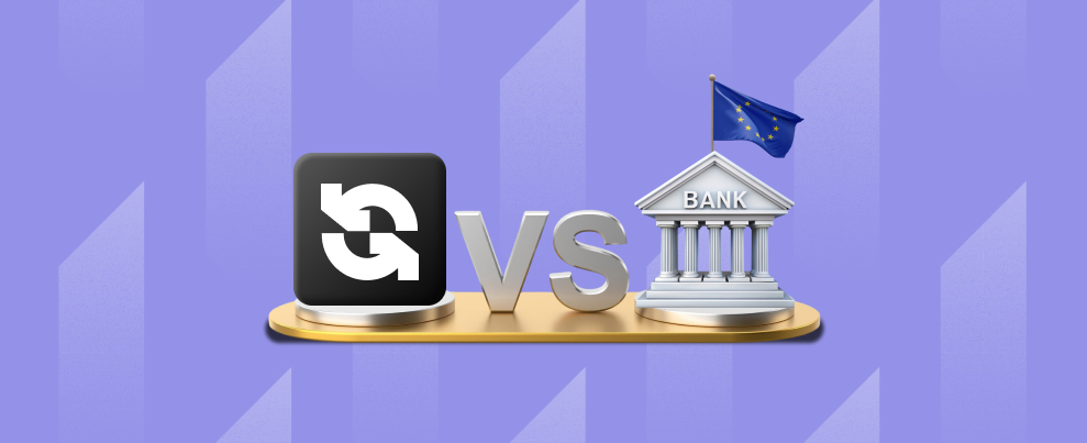 How Grey differs from a EUR bank