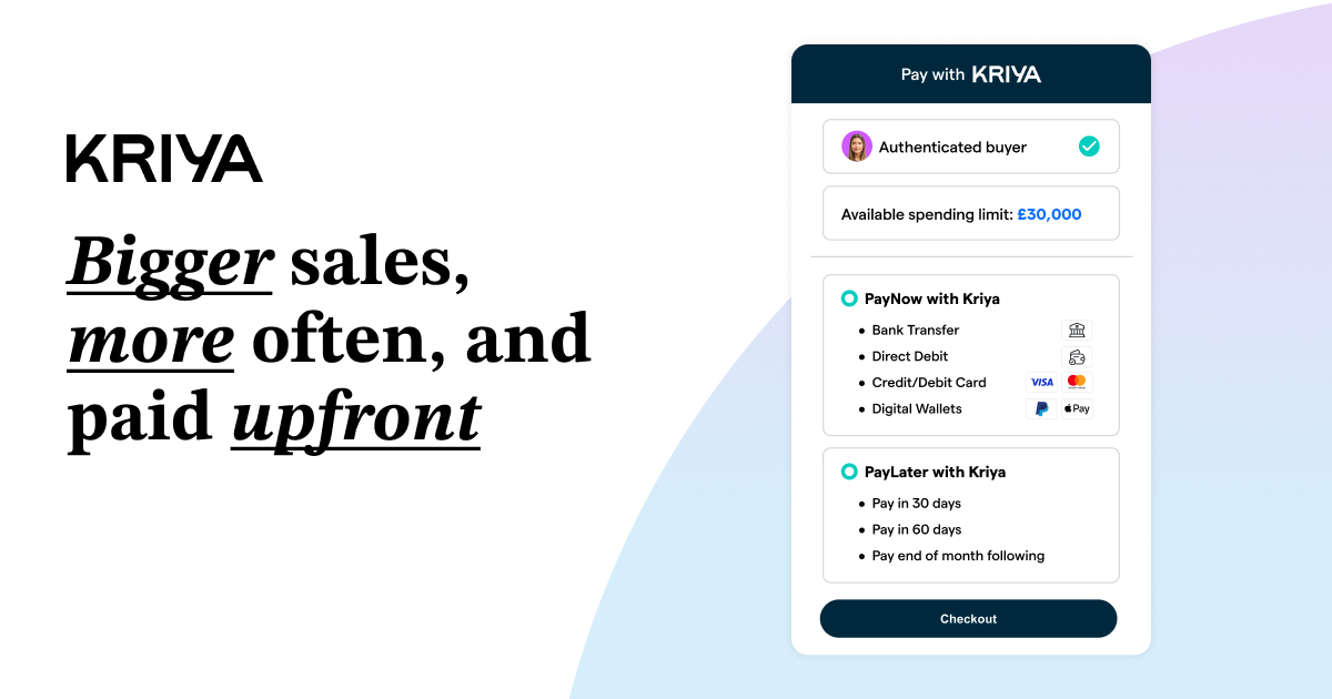Kriya | B2B BNPL & PayLater Solutions