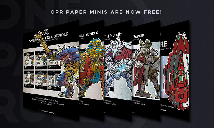 OPR News | OPR Paper Minis are Now Free!: Jan 19, 2024
