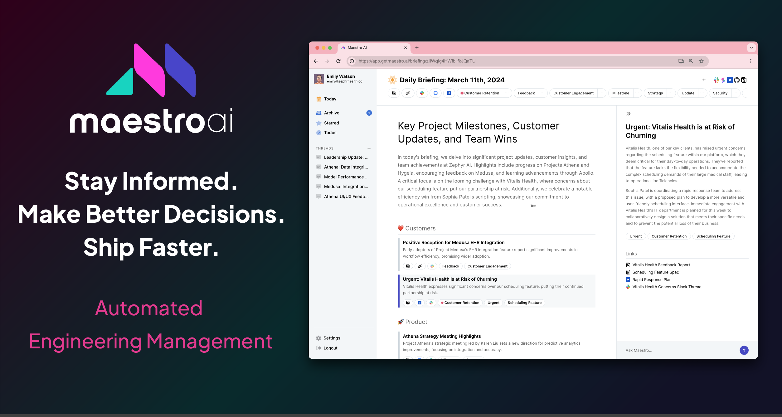 Maestro AI - Elevating Engineering Leadership