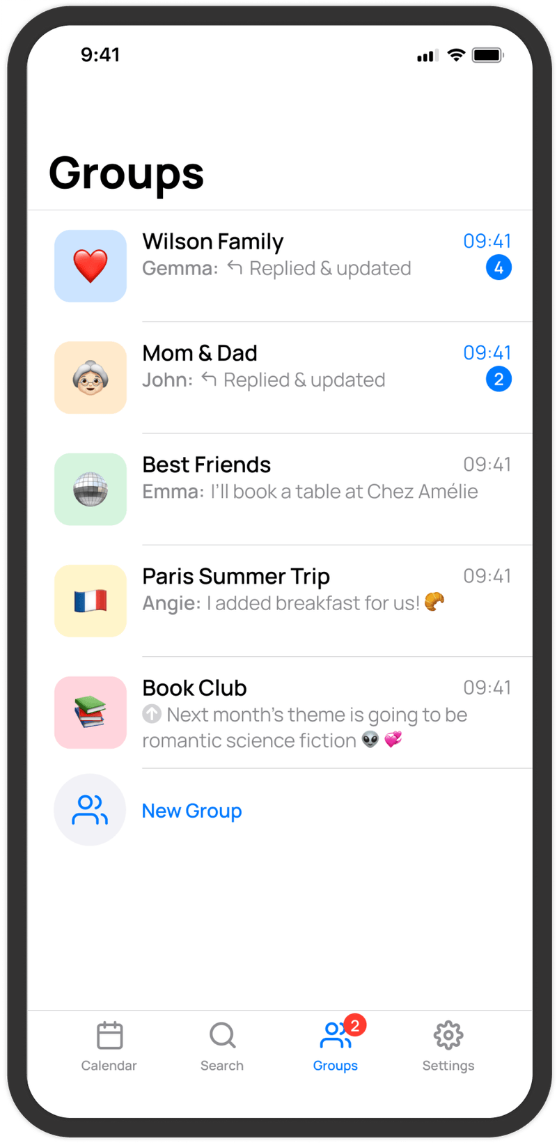OurCal | Shared Calendar App | Family, Couple, Group